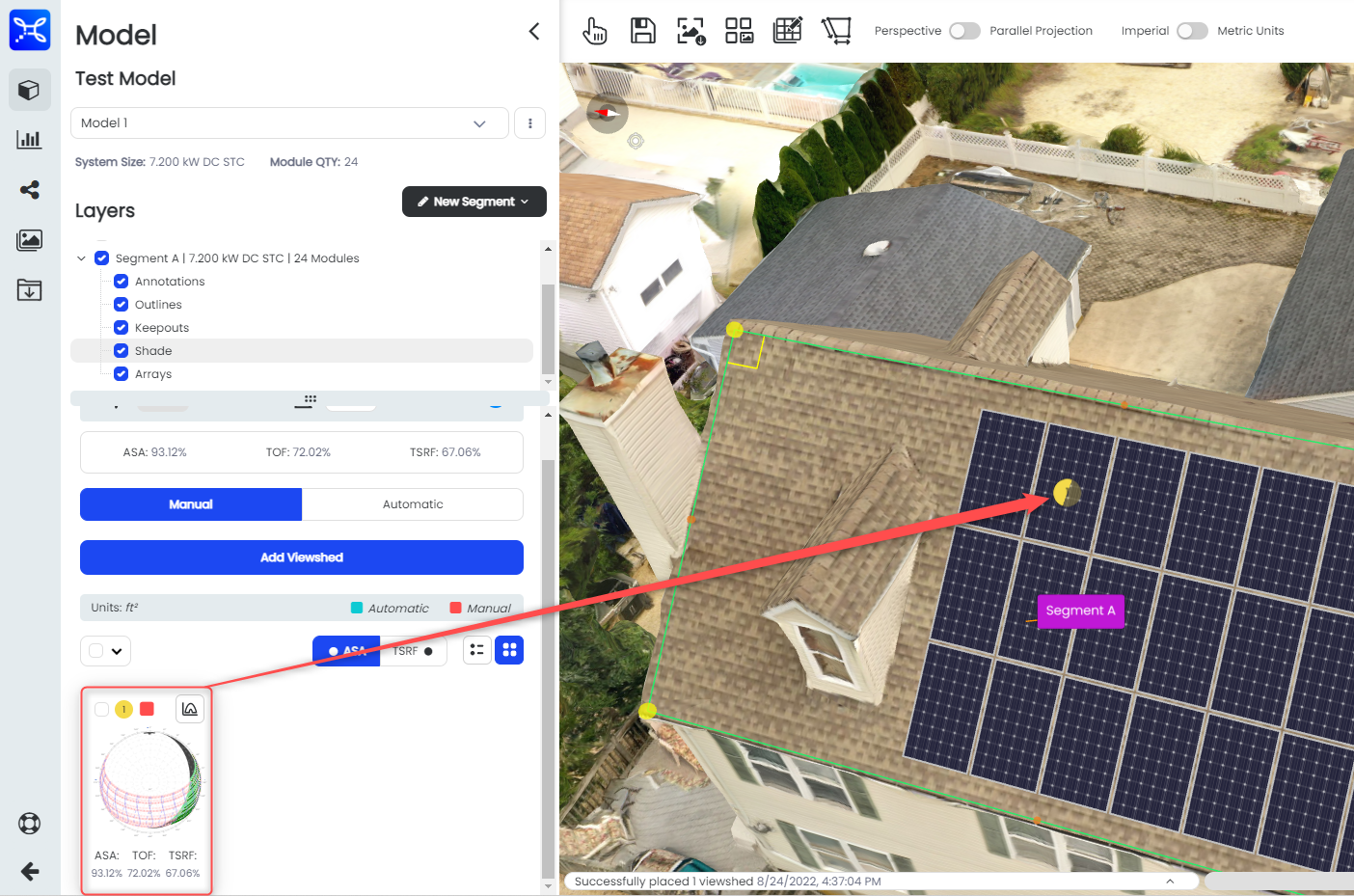 Generating Solar Access Viewsheds