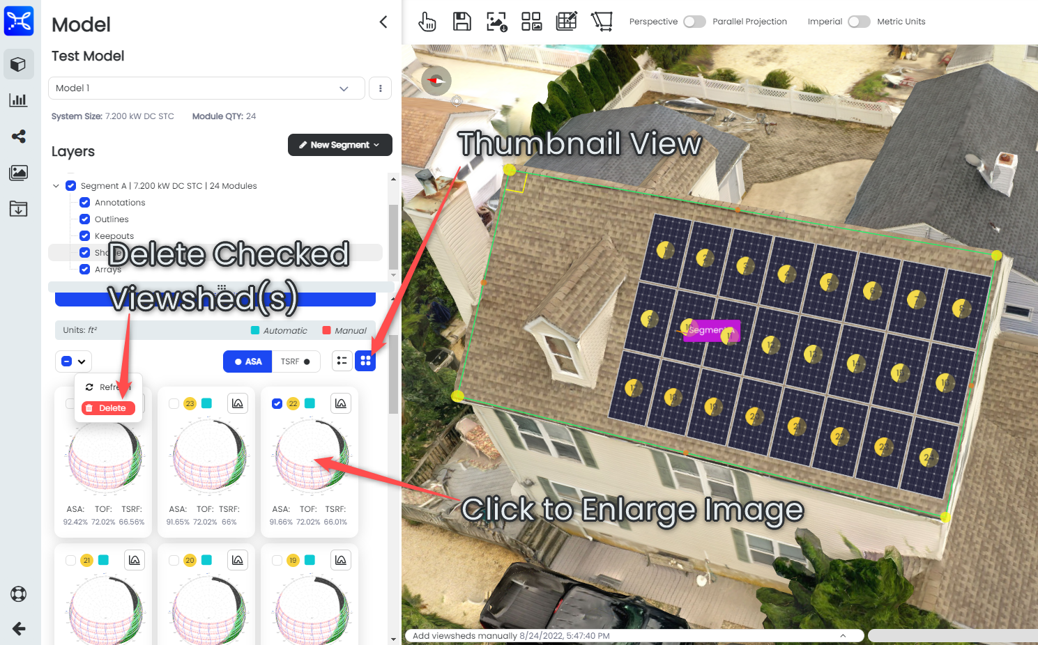 Generating Solar Access Viewsheds